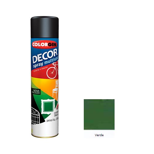 TINTA SPRAY DECOR VERDE 360ML COLORGIN