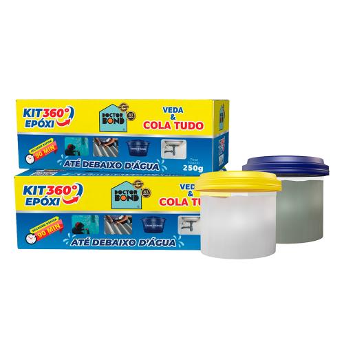 KIT EMERGENCIA 360 (SOS) MASSA EPOXI 250G DOCTOR BOND